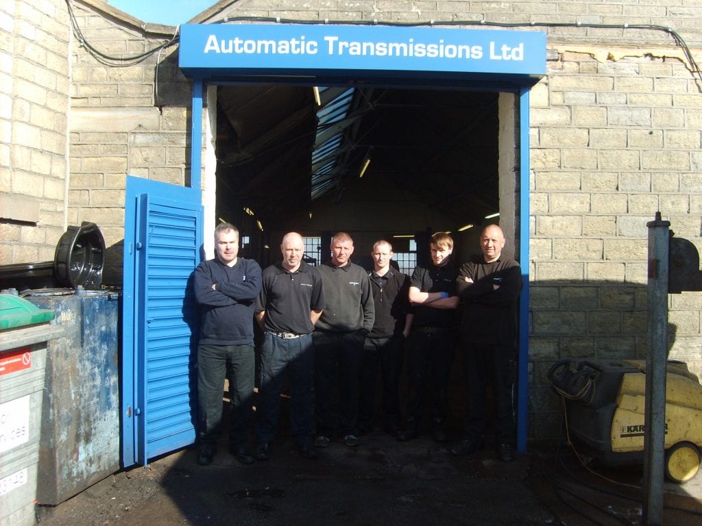 Mechanics-outside-Garage - Automatic Transmissions Ltd